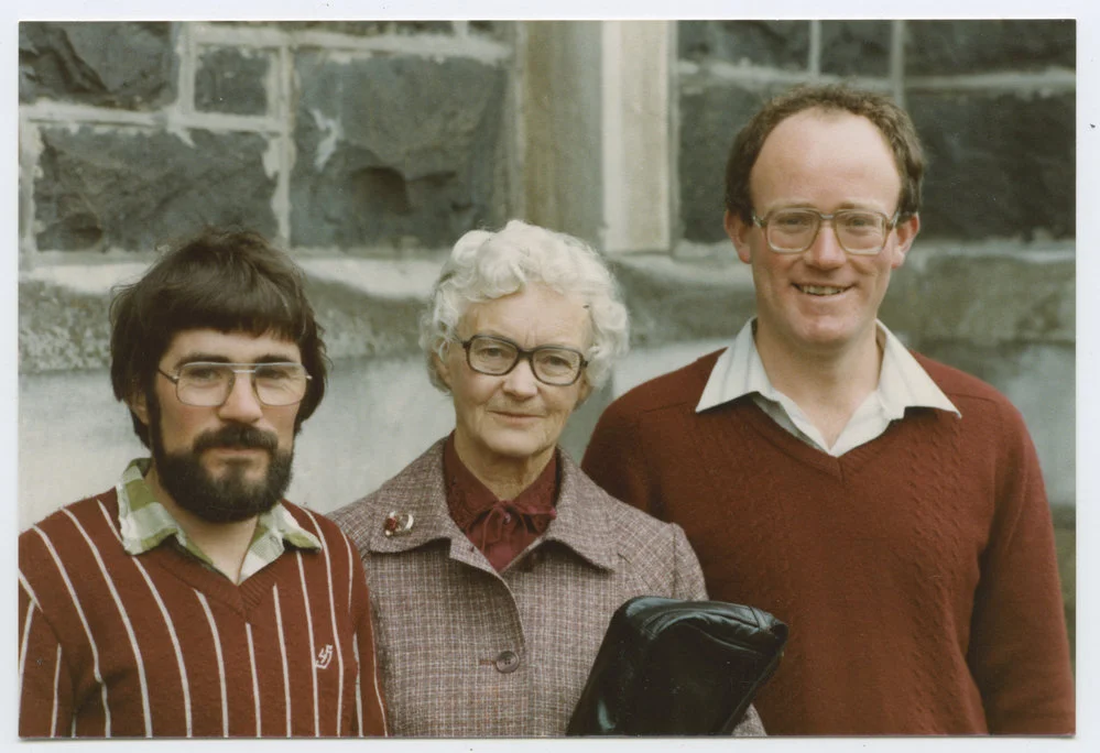 John Somerville, Lois Ross and Tim Angus | Record | DigitalNZ