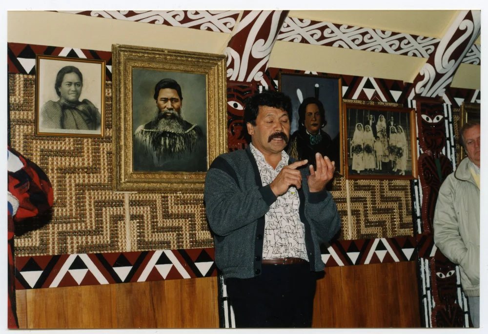 Donald Tipene at Porangahau Marae | Record | DigitalNZ