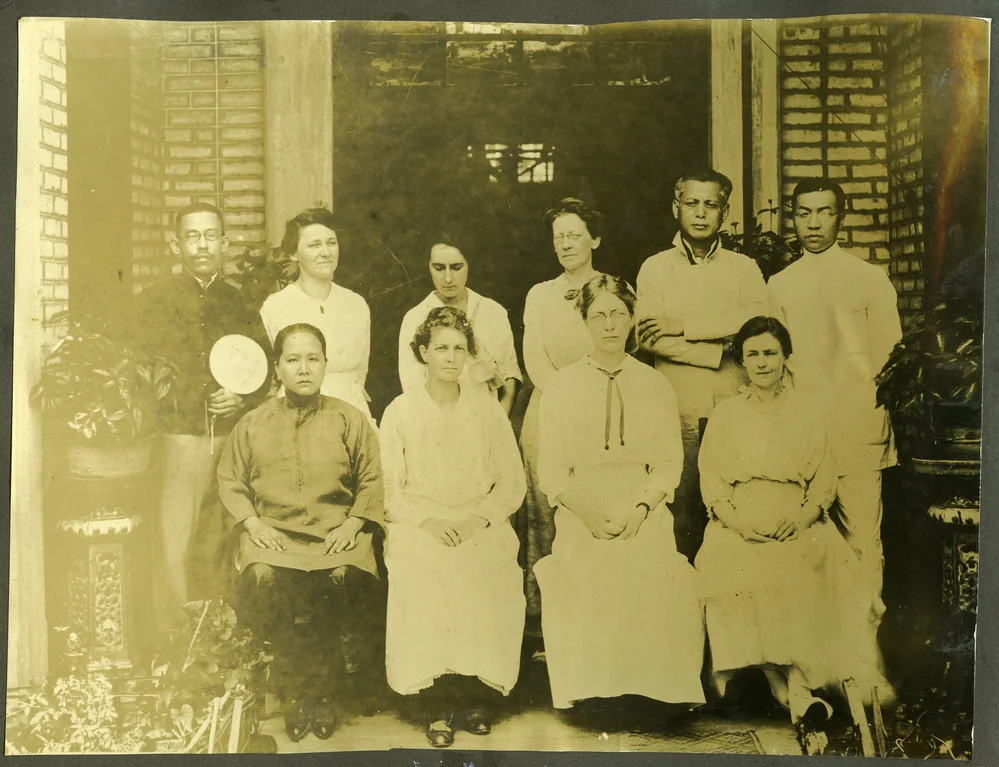 Staff of Union Normal School at Sai Cheun, 1916 | Record | DigitalNZ