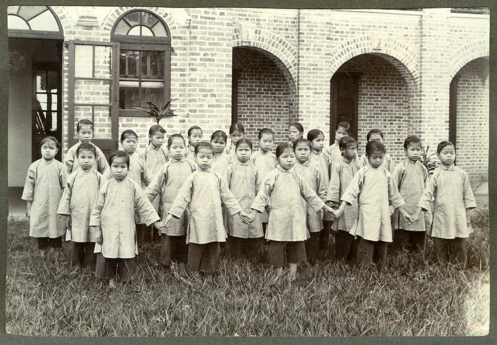 Young girls of the Ching Sam School for Rescued Blind Slave Girls ...