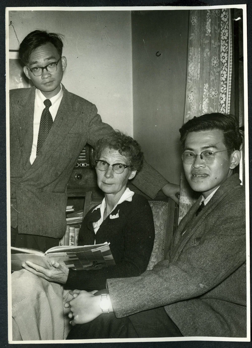 Agnes Richards with Cheng Wee Nain and Cheng Wee Chee of Johore ...