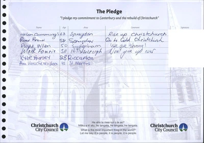 The Pledge, Book 2, Page 145 | Record | DigitalNZ