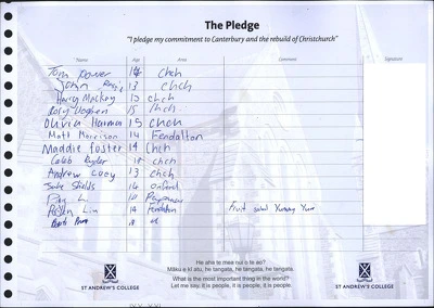 The Pledge, Book 3, Page 140 | Record | DigitalNZ