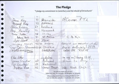 The Pledge, Book 5, Page 84 | Record | DigitalNZ