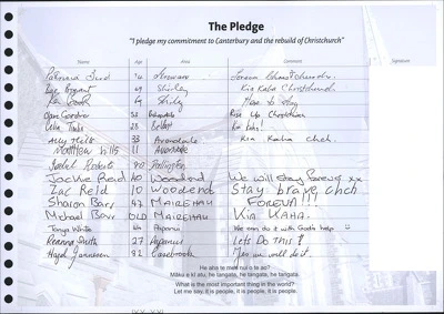 The Pledge, Book 5, Page 151 | Record | DigitalNZ