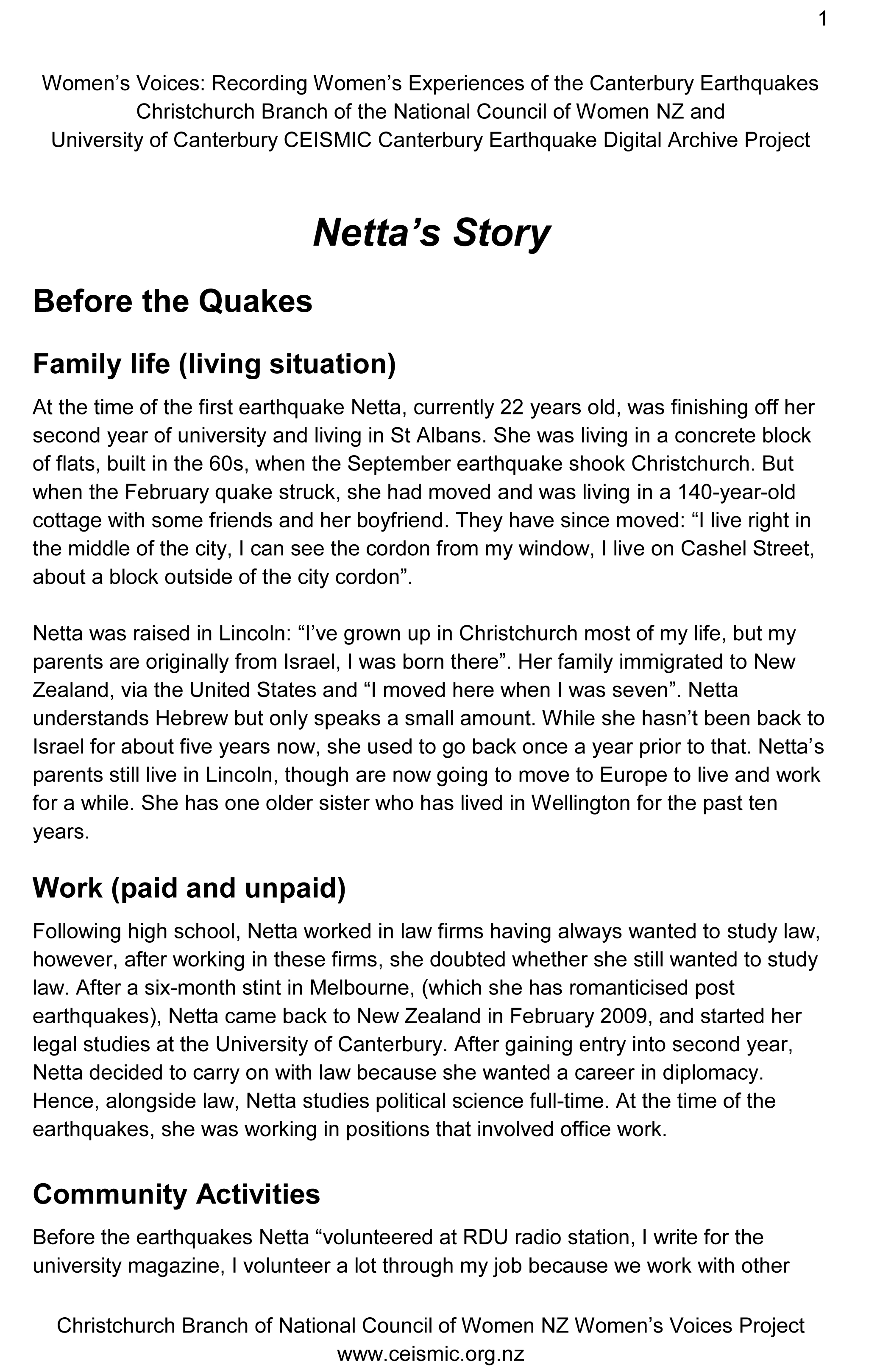 Netta's Story | Record | DigitalNZ