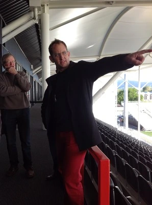 AMI Stadium Architecture Tour Photograph 1 | Record | DigitalNZ