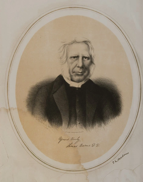 Yours Truly, Thomas Burns D.D. D. Henderson del.t, S. Lister ...