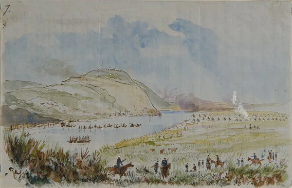 On the morning of Sunday the 5 Feb. the headquarter column under Gen.l ...