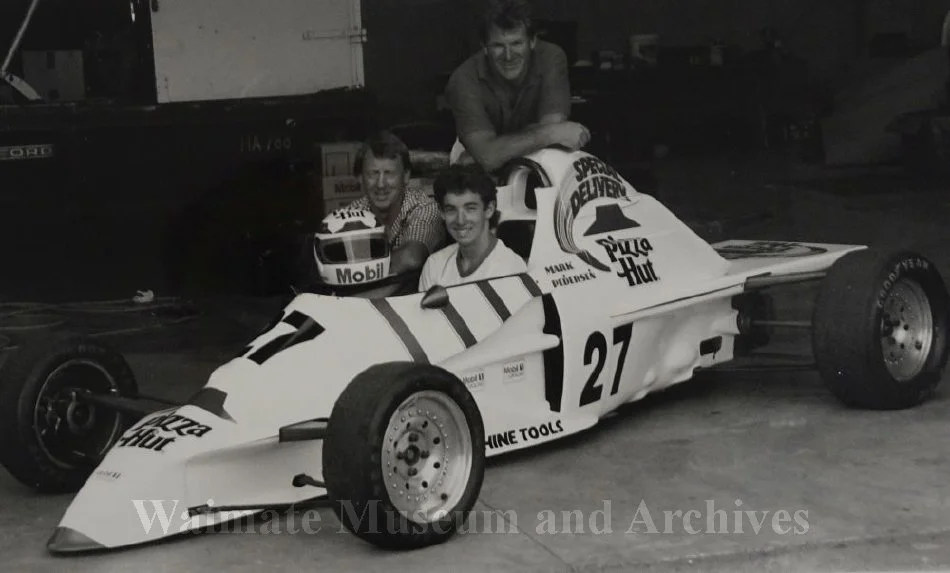 Mark Pederson in a race car | Record | DigitalNZ