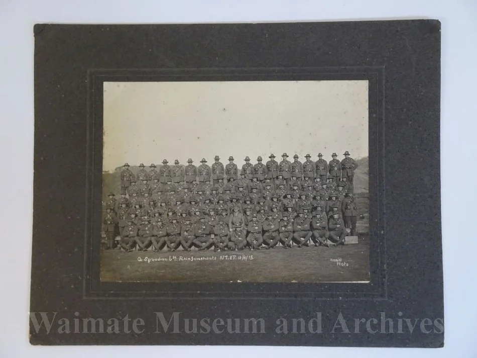Soldier G Squadron, 6th Reinforcements N.Z.E.F. | Record | DigitalNZ