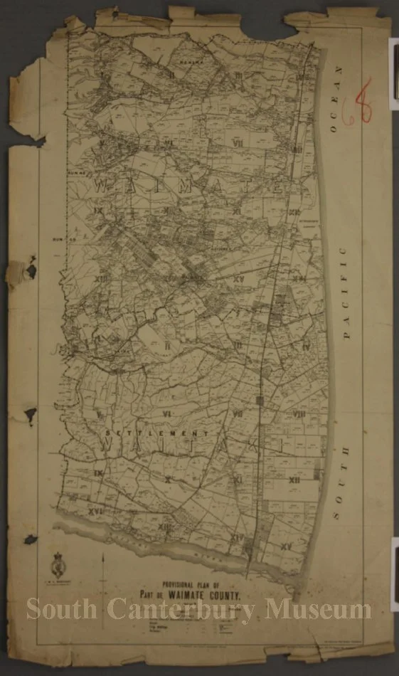 Provisional plan of part of Waimate County Map | Record | DigitalNZ