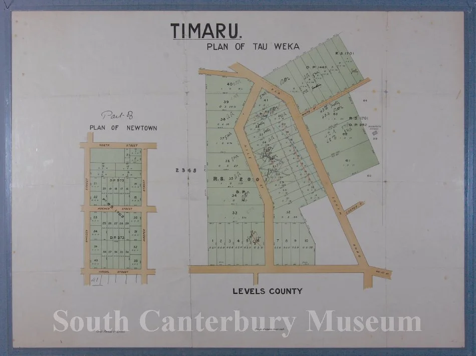 Timaru [Plan of Newton and Plan of Tau Weka] MAP | Record | DigitalNZ