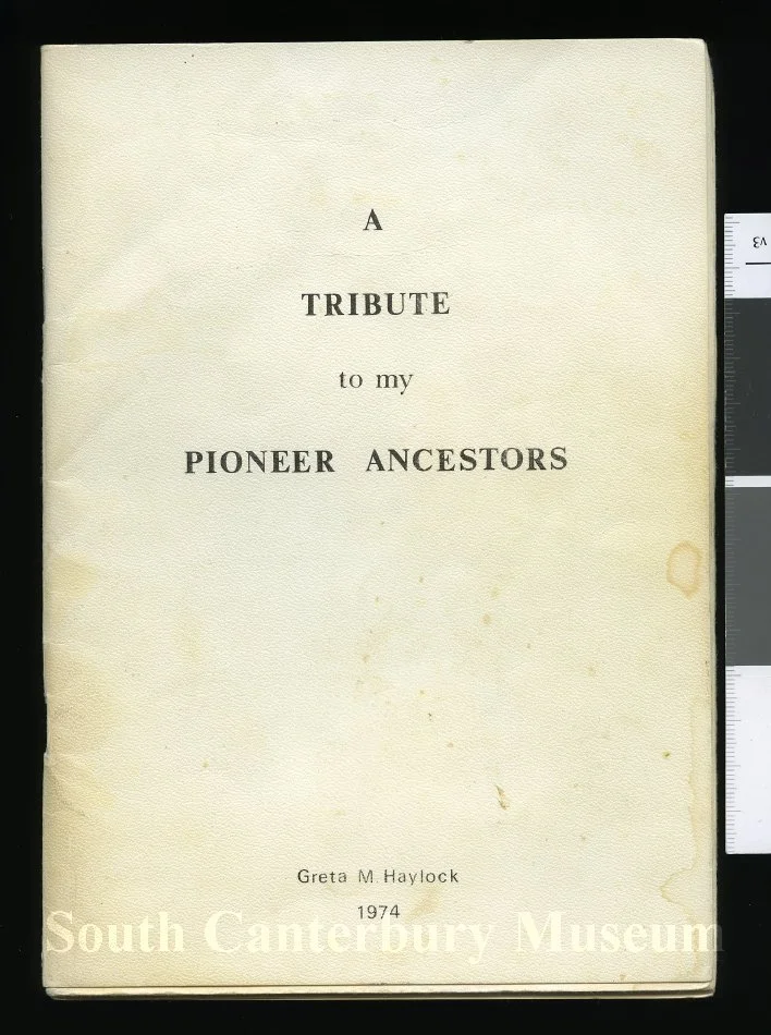 A tribute to my pioneer ancestors | Record | DigitalNZ