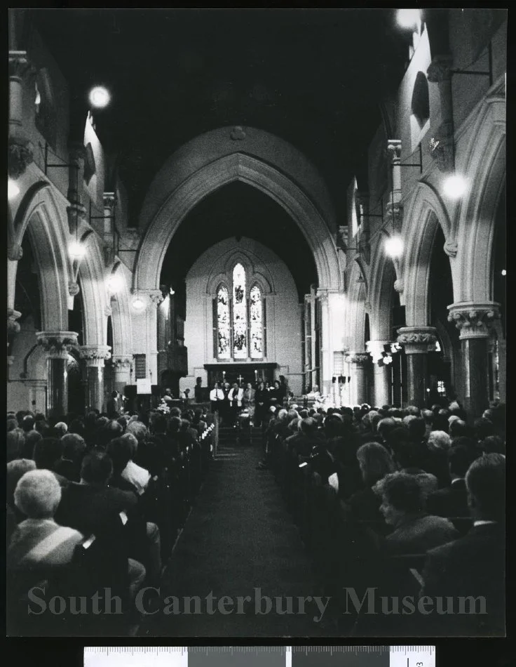 Sir Basil Arthur's funeral, St Mary's Church Timaru | Record | DigitalNZ