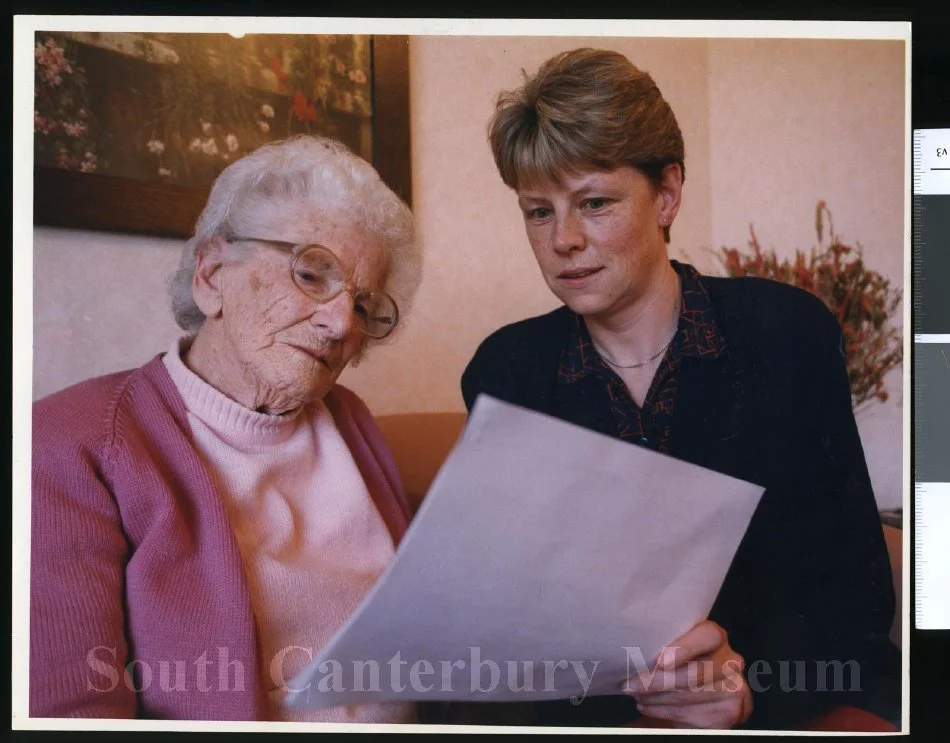 Jan Hide, spokesperson for older persons care services, and Meg Hutton ...