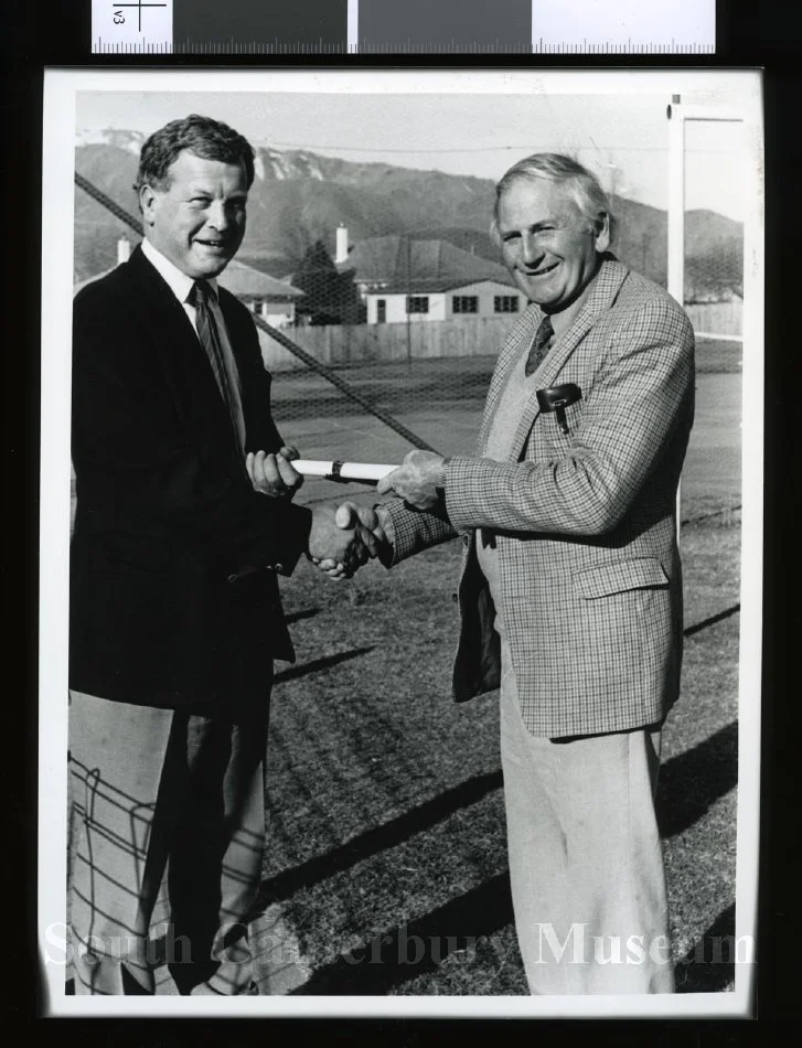 Andrew Orbell (left) and Allan Innes | Record | DigitalNZ