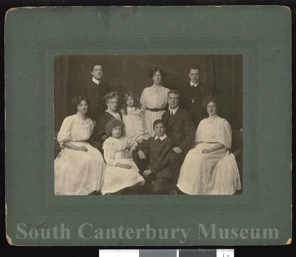 The Edwards family, 1908 | Record | DigitalNZ