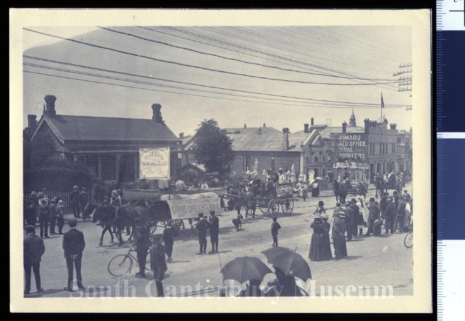 South Canterbury Jubilee Parade, Timaru, 1909 | Record | DigitalNZ