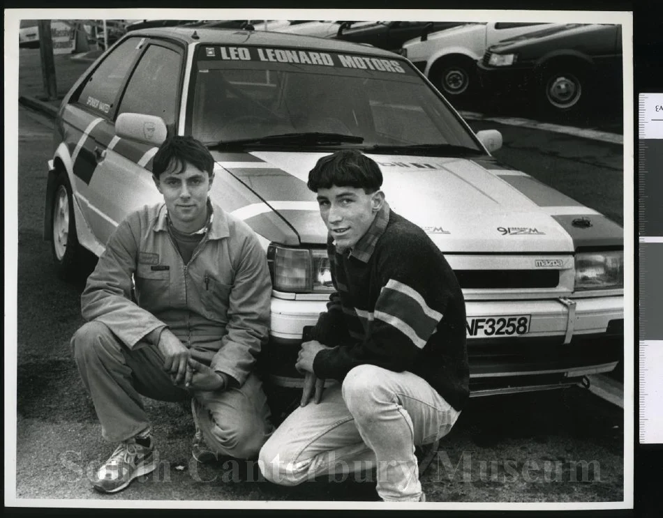 Mark Leonard (left) and Hayden Morris | Record | DigitalNZ