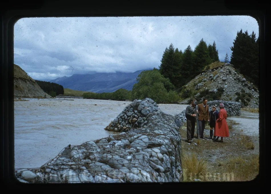 Jollie River stone groynes, Mount Cook Station | Record | DigitalNZ