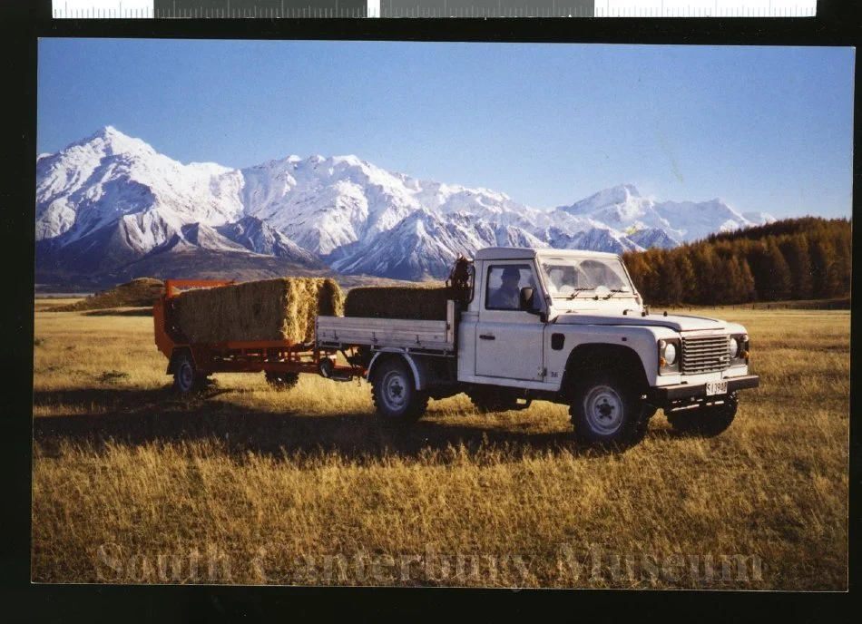 Donald Burnett and ute, Mount Cook Station | Record | DigitalNZ