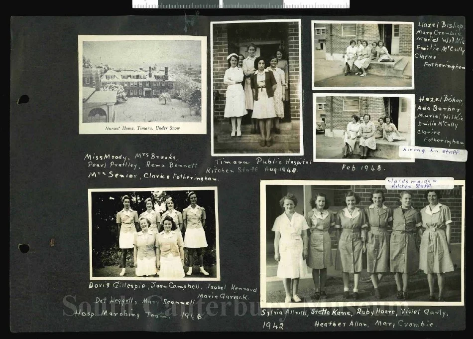 Timaru Hospital kitchen staff, circa 1942-1948 | Record | DigitalNZ