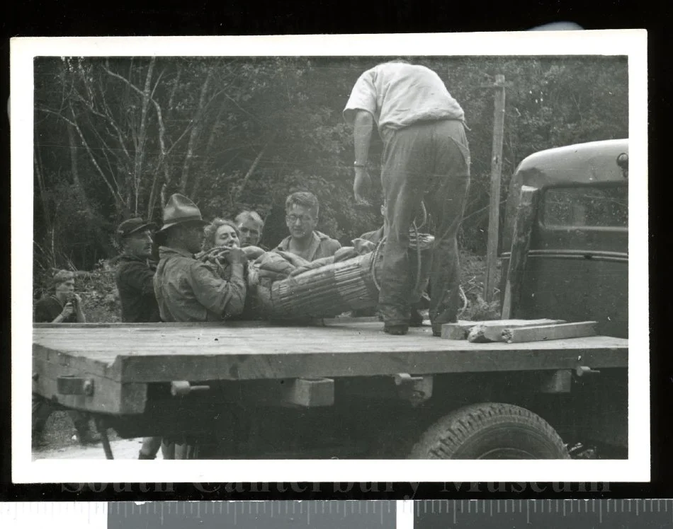 Ruth Adams rescue from La Perouse, 1948 | Record | DigitalNZ