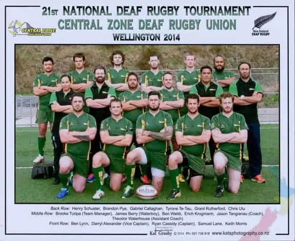 Team Photo: 21st National Deaf Rugby Tournament, Central Zone Deaf ...