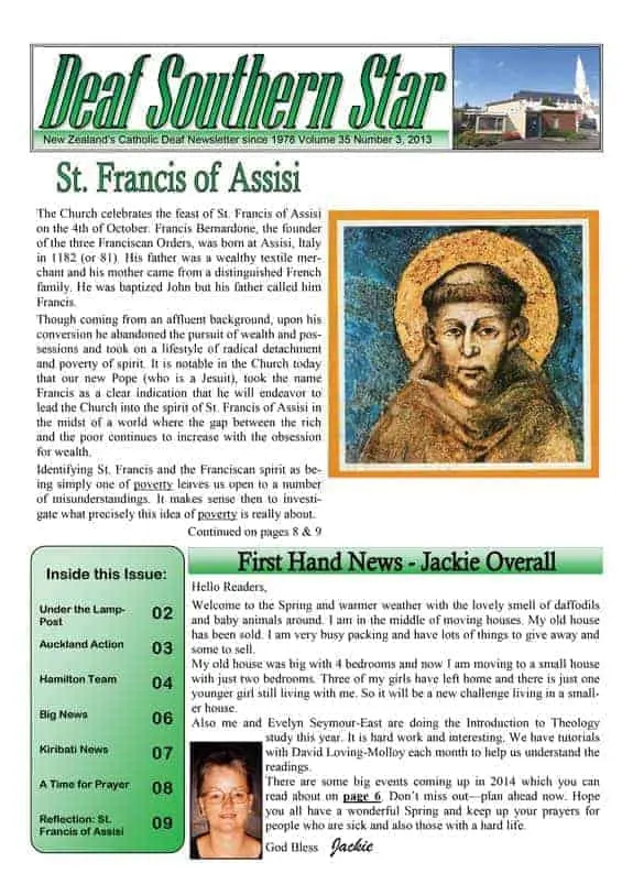 Deaf Southern Star: 2013 (Vol. 35, No. 3) | Record | DigitalNZ