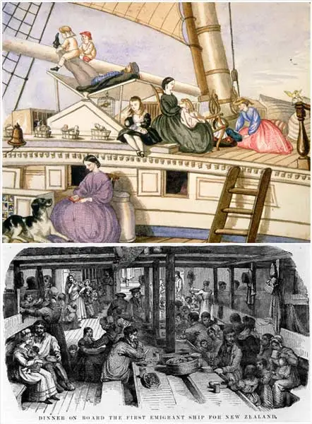 Immigrant ship class divisions | Record | DigitalNZ