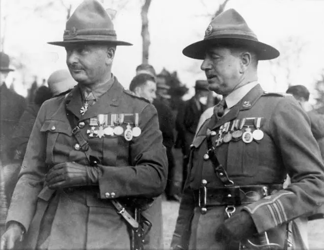 Stephen Shepherd Allen (left) and Joseph Gordon Coates | Record | DigitalNZ