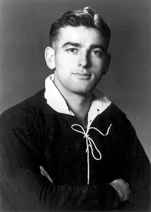 Manuera Benjamin Rīwai Couch in his rugby-playing days | Record | DigitalNZ