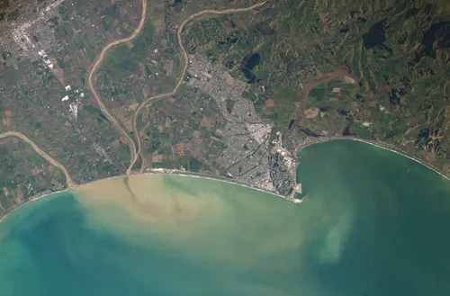 Satellite view of Napier | Record | DigitalNZ