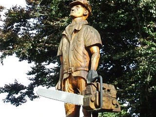 Pine man, Tokoroa | Record | DigitalNZ