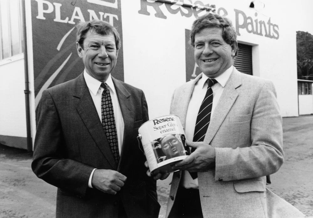 Resene Paints, 1038-1044 Fergusson Drive; Mayor Rex Kirton and managing ...