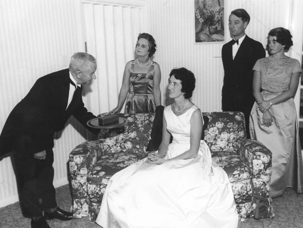 Heretaunga Players; The Hollow: Tom Leighs, Alice Piper, Shirley Strong ...