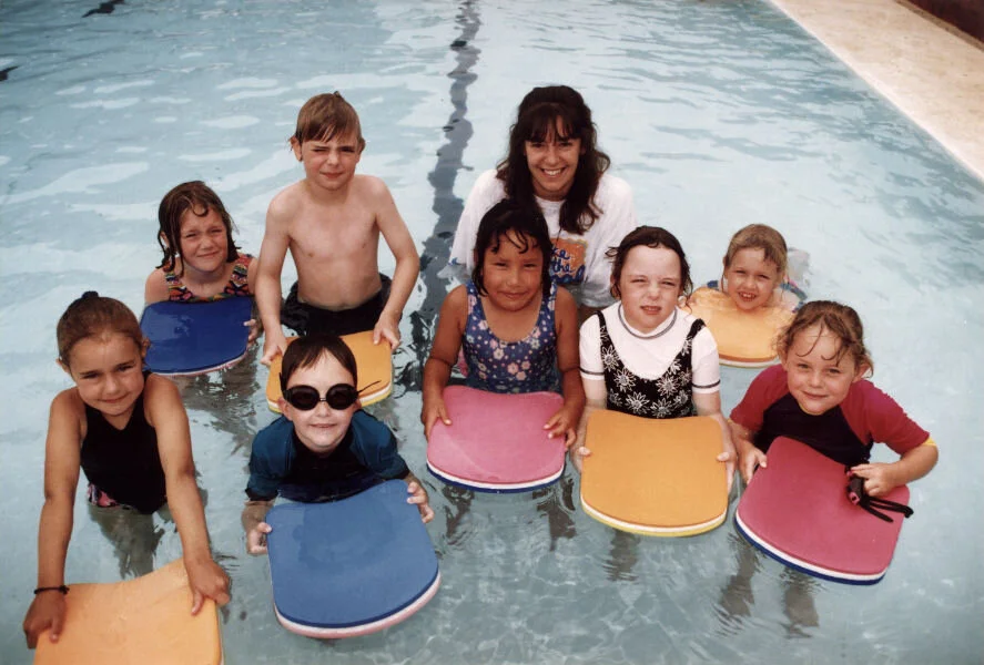 Maidstone Pool; youngsters taking advantage of Lotto "Take the Plunge ...