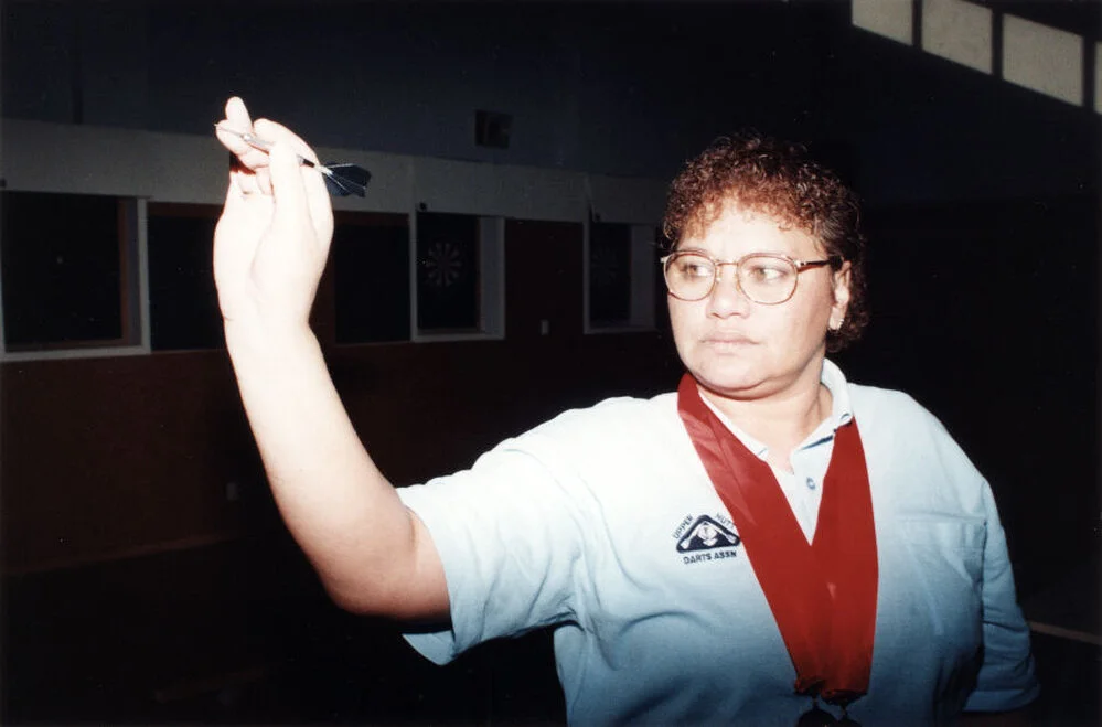 Darts; two-time national champion Noeline Gear. | Record | DigitalNZ