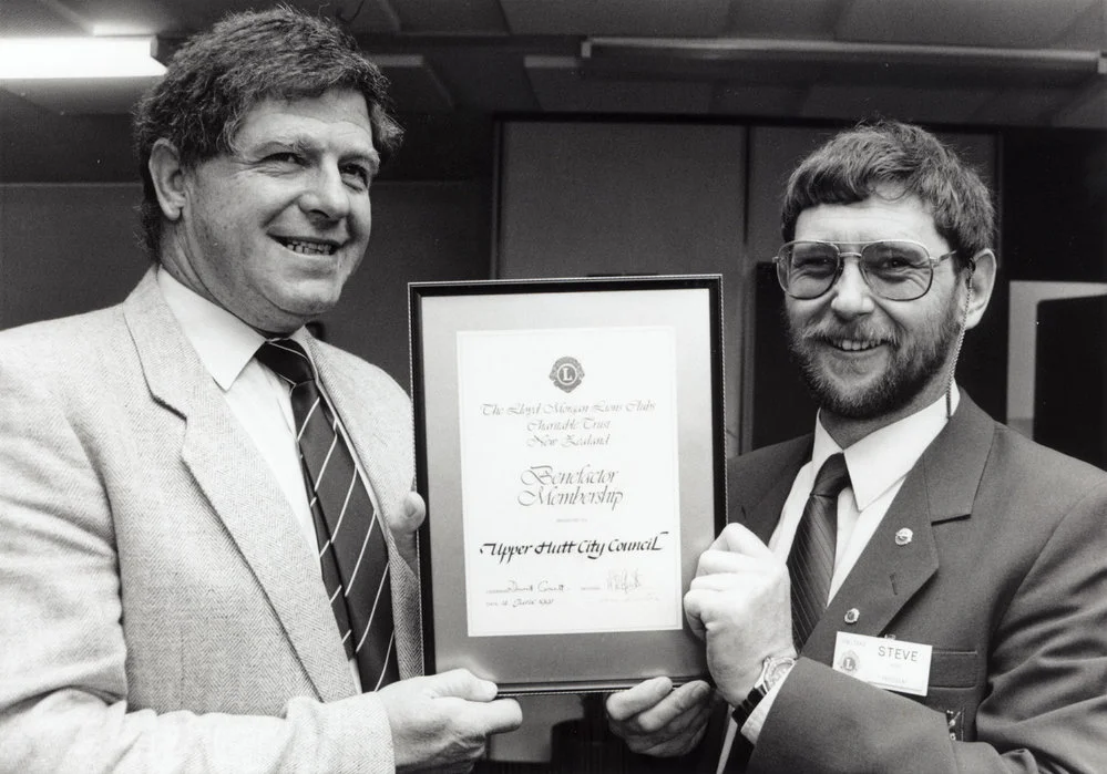 Lions; city council; benefactor membership of the Lloyd Morgan ...