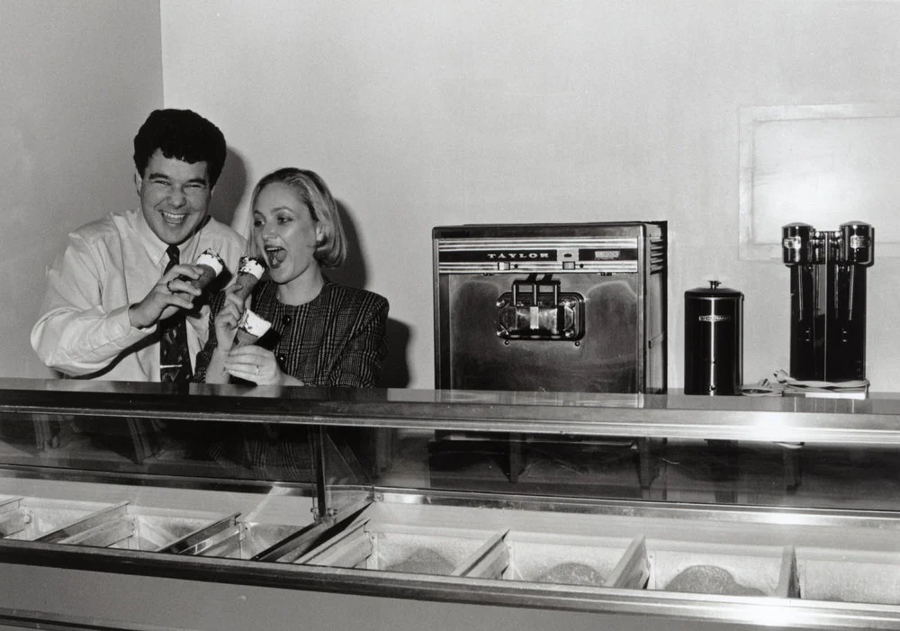 The Sundae Shack, Maidstone Mall; opening; Mall staff Andrew Dewhurst ...