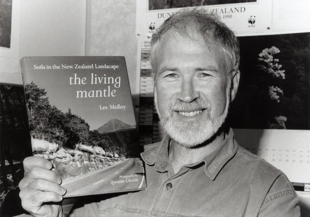 Soil science; Les Molloy awarded gold medal for his book "The Living ...