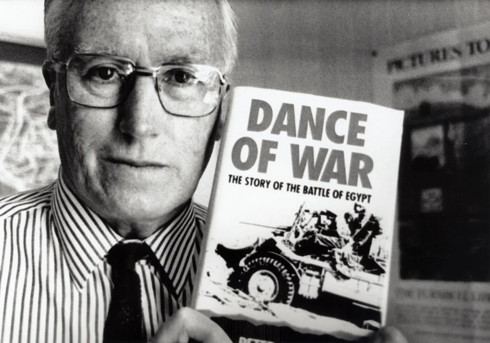 Peter Bates with his book "Dance of War: The Story of the Battle of ...