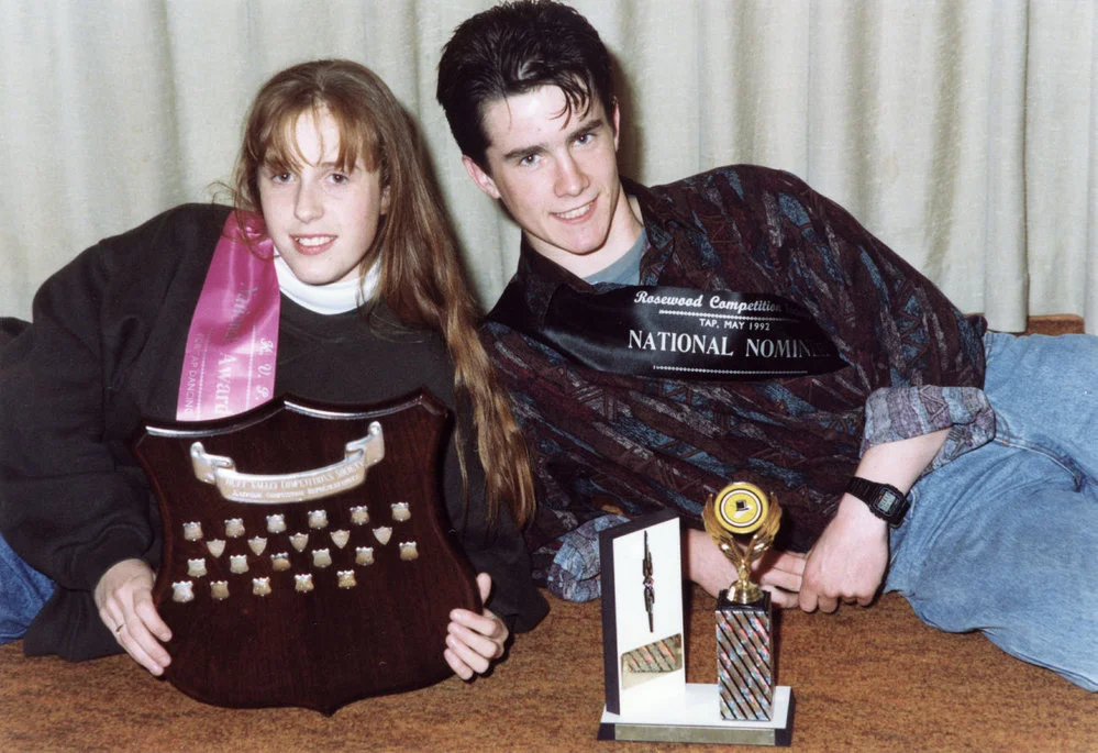Tap dancing; national nominees Angela Westerby and Brent Windelburn ...