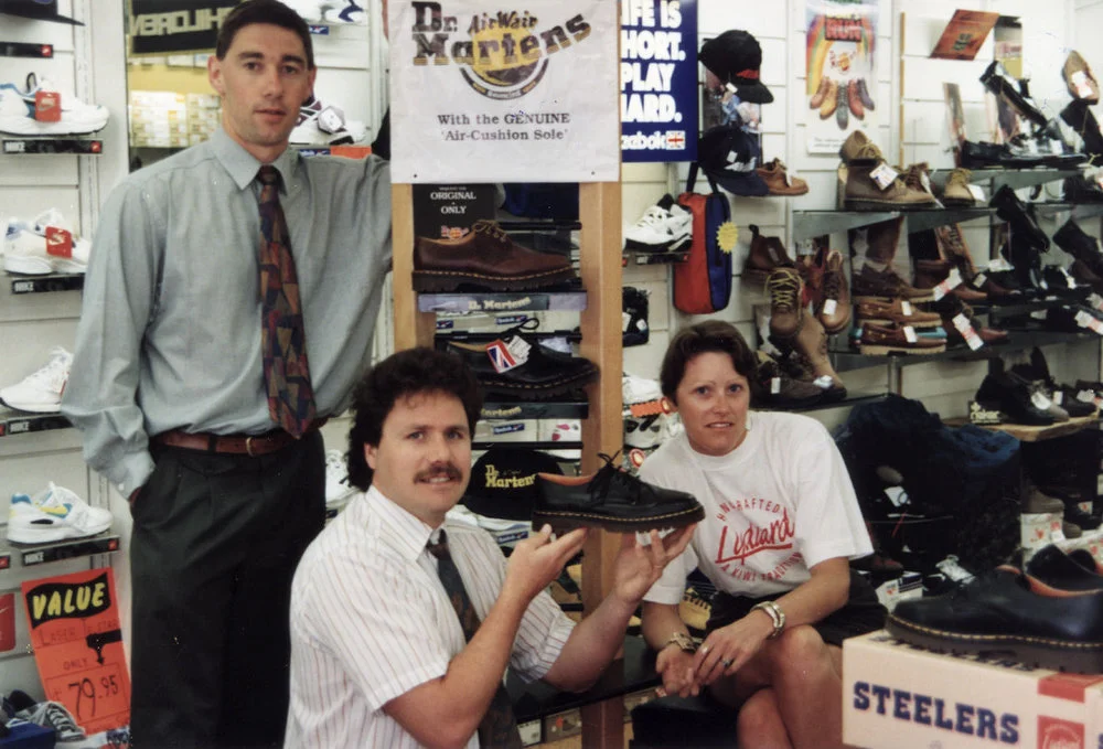 Angus Wheeler Ltd, 110 Main Street; Chris St Clair, Dave Wheeler, Adele ...