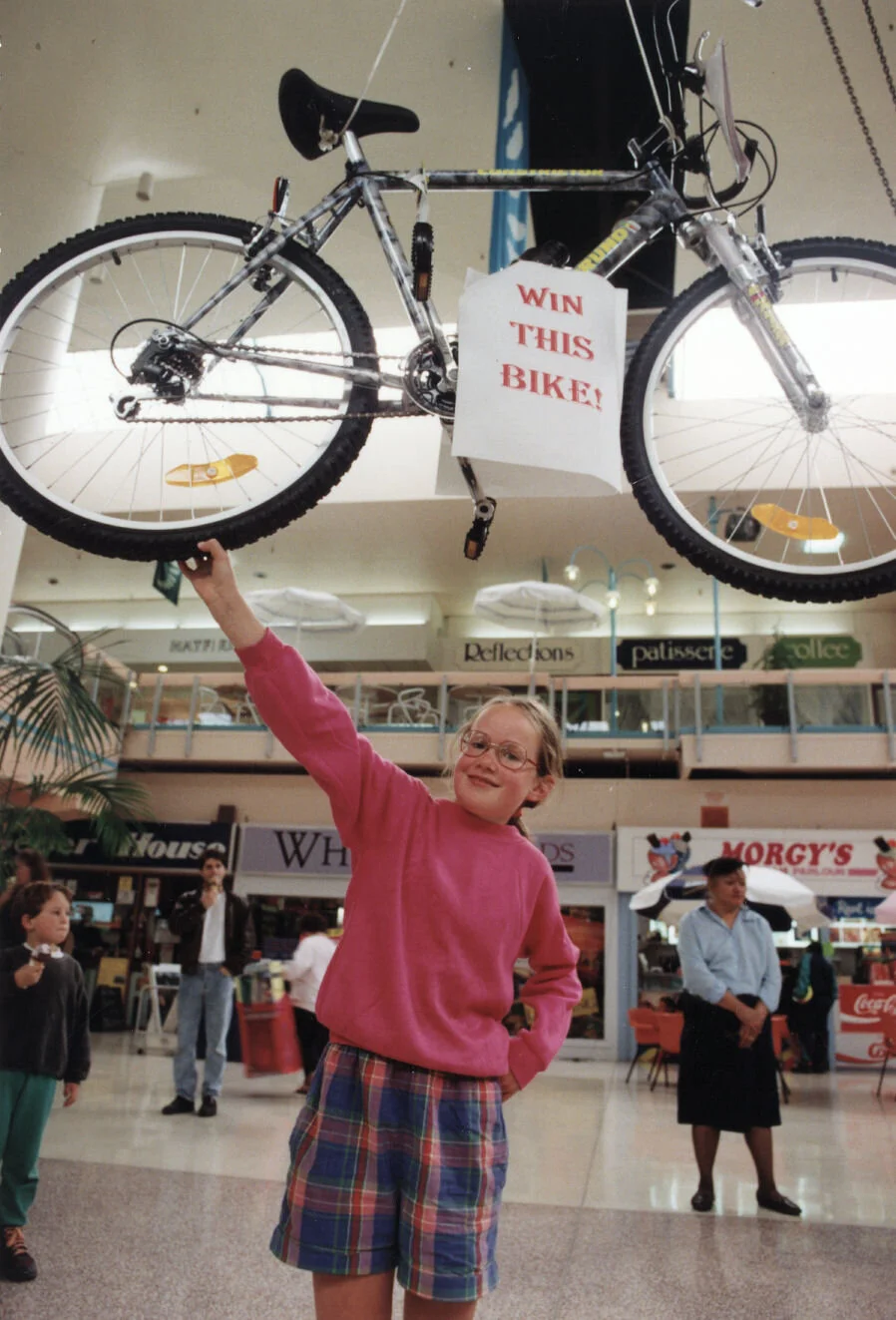 The Mall; 'Great Family Life Cycle' ride from Silverstream; mountain ...