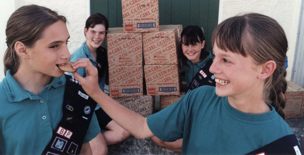 Girl Guides; fund-raising; alternative chocolate biscuits introduced ...