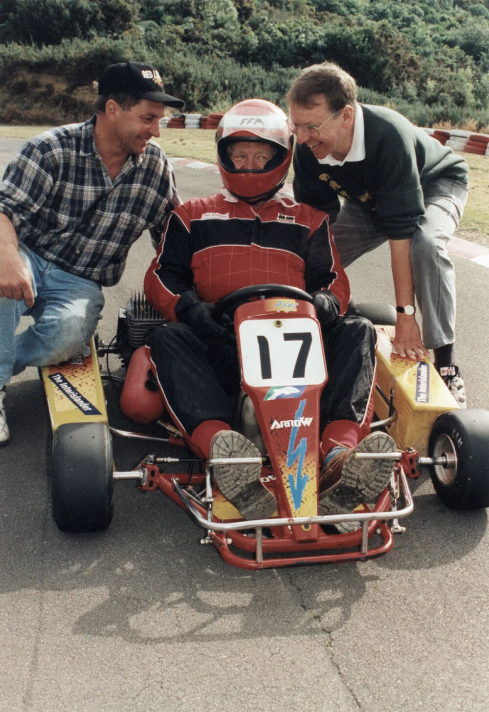 Kart racing; Mayor Rex Kirton has a go. | Record | DigitalNZ