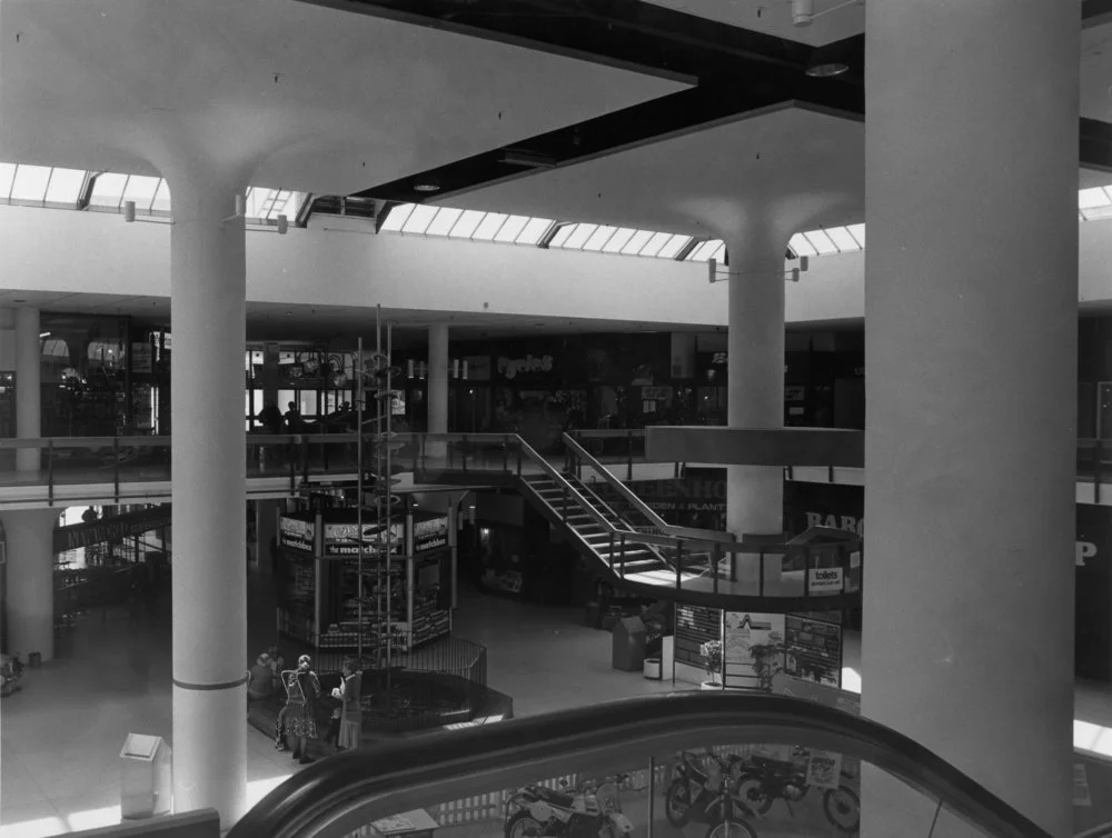 Maidstone Mall interior, seen from south-west corner of upper floor ...