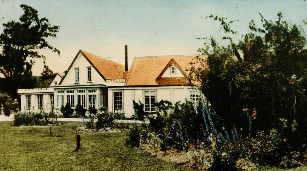 Old house; Barton homestead; 'The Manor House', Trentham; demolished in ...